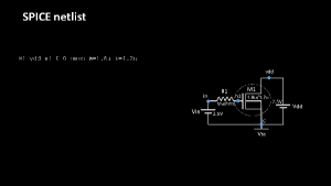 A whole new world – SPICE – VLSI System Design