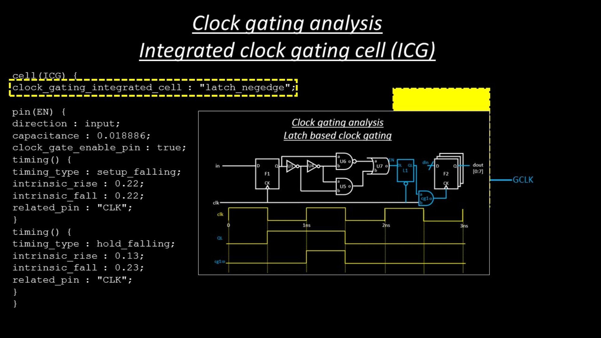A video blog on latch based clock gating and integrated clock gate cell ...