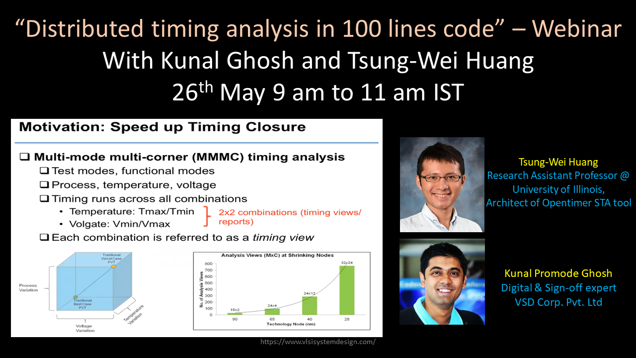 Distributed timing analysis webinar – VLSI System Design