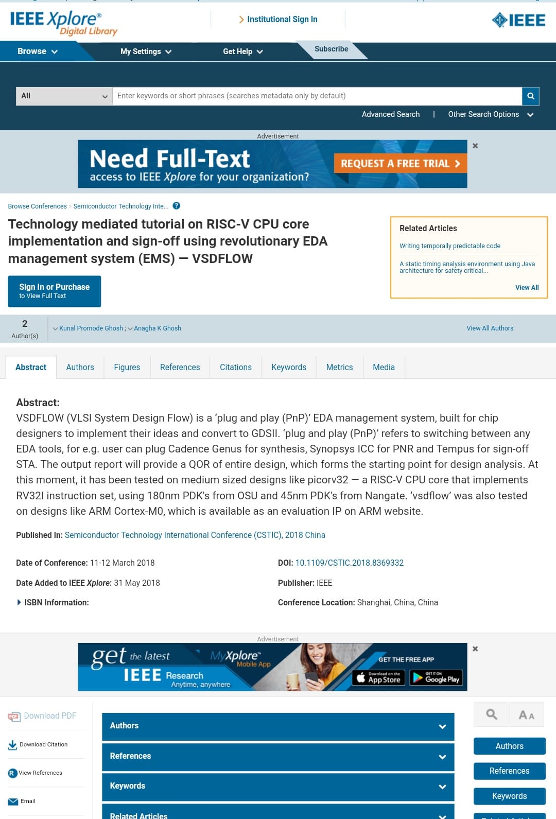 VSD Library - VLSI System Design