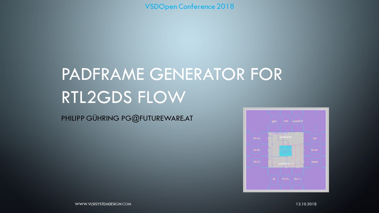 History etched with VSDOpen2018 - First VLSI online conference ...