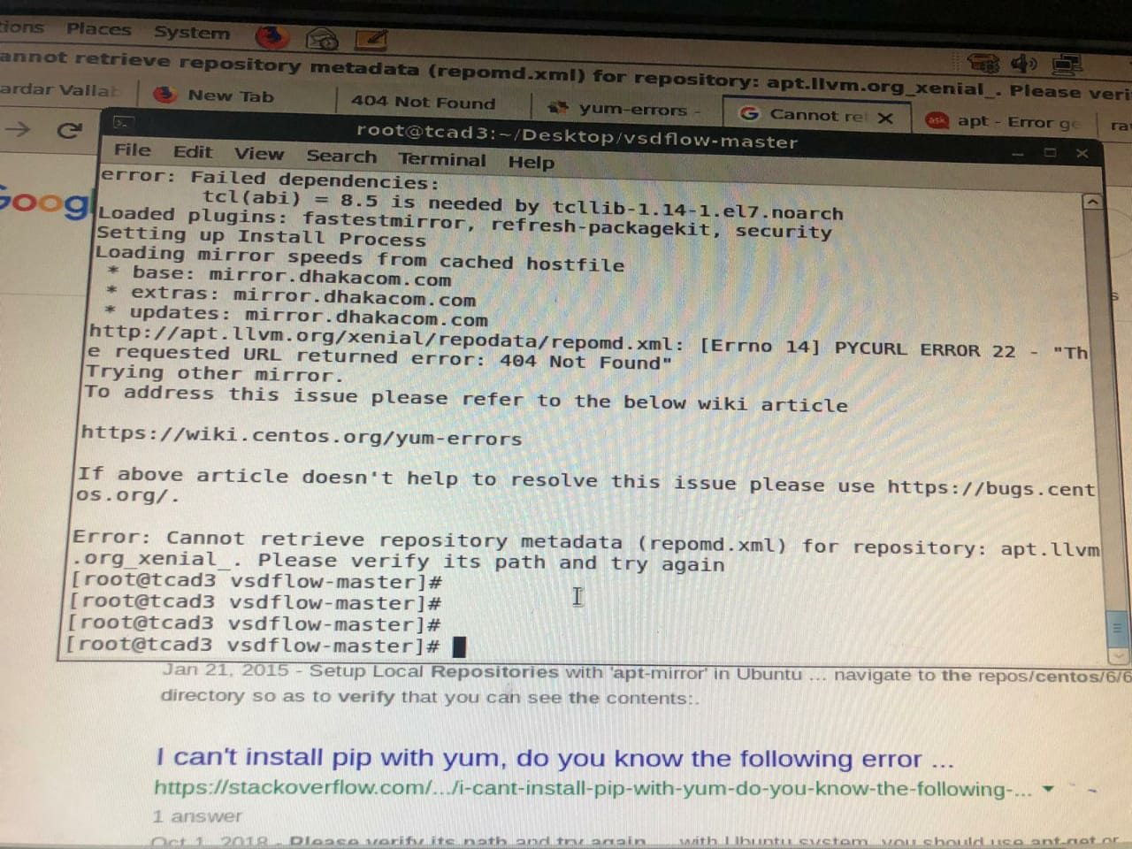 Probable errors while installing ‘vsdflow’ and its solutions - VLSI System Design