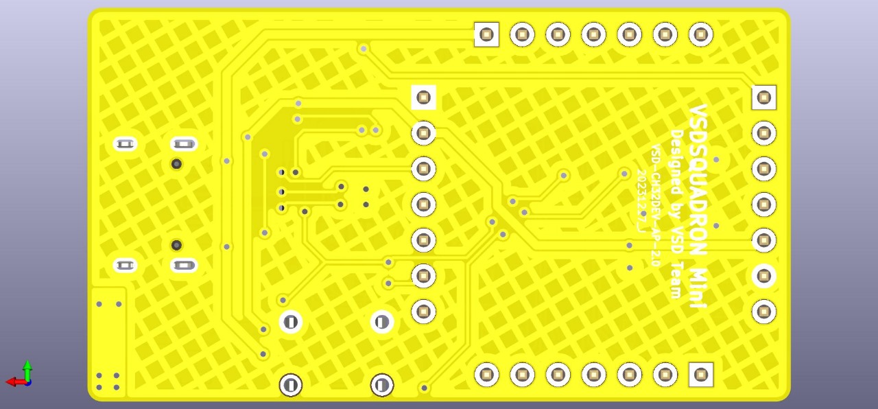 VSDSquadron Mini bottom view – VLSI System Design