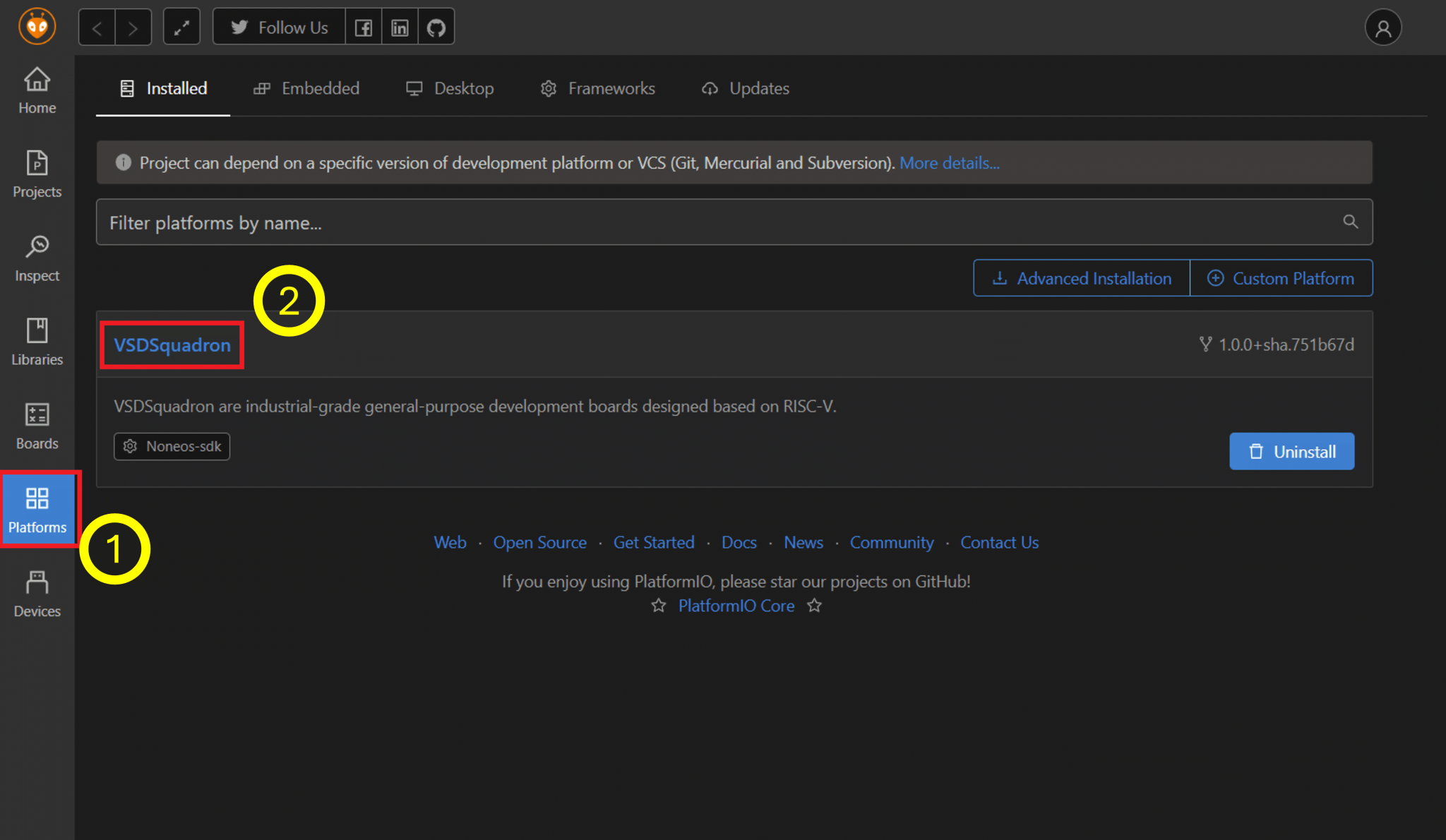 Uploading blink example - VLSI System Design